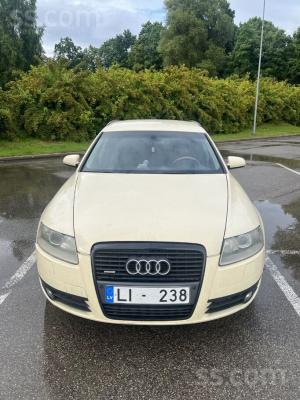 Balts Audi A6 2006 Rīga, ar dzinēja tilpumu 2.70 L un nobraukumu 461 tūkst. km par 2200 €, foto  vietnē AUTOMOTO.COM.LV