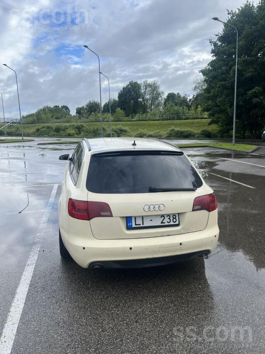 White Audi A6 2006 in Riga, with an engine capacity of 2.70 L and mileage of 461 thousand km for 2200 €, photo 3 on AUTOMOTO.COM.LV