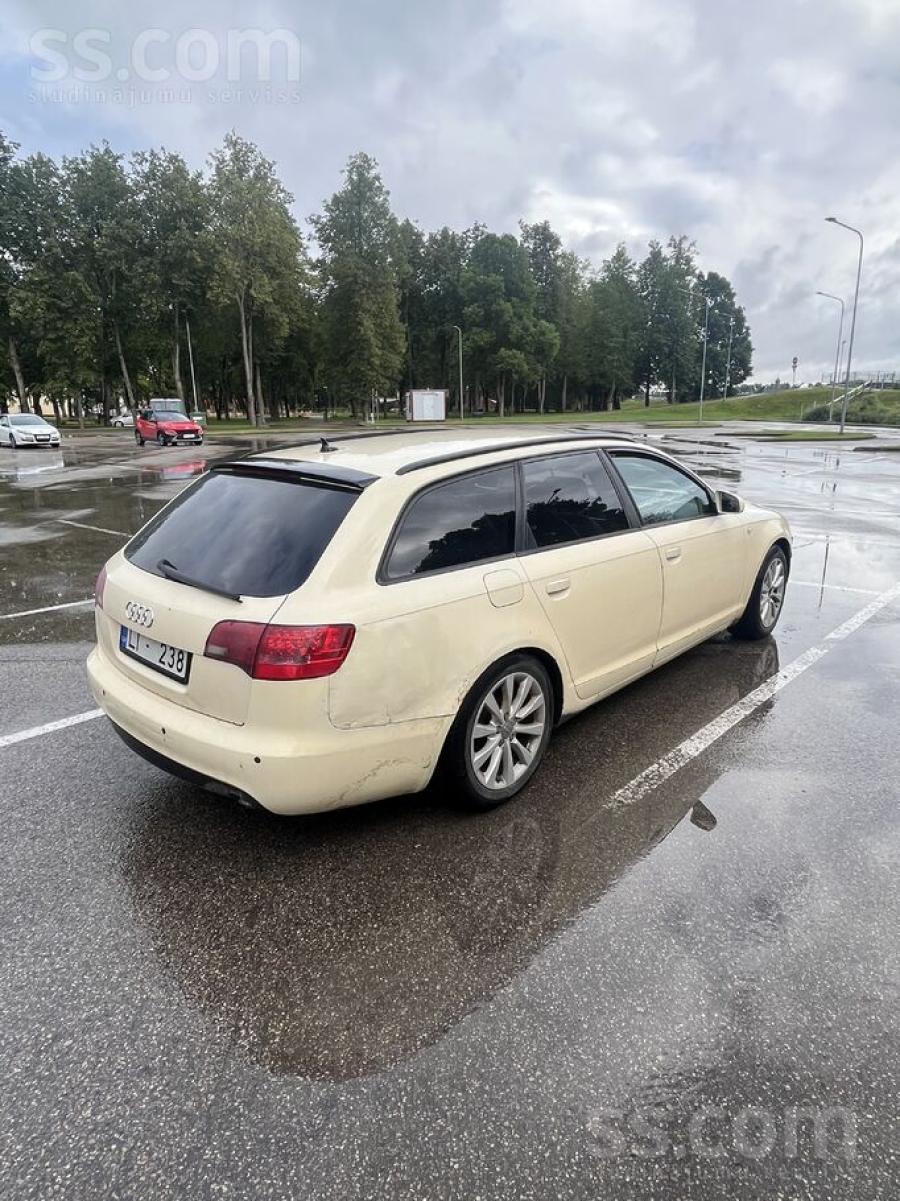 White Audi A6 2006 in Riga, with an engine capacity of 2.70 L and mileage of 461 thousand km for 2200 €, photo 4 on AUTOMOTO.COM.LV