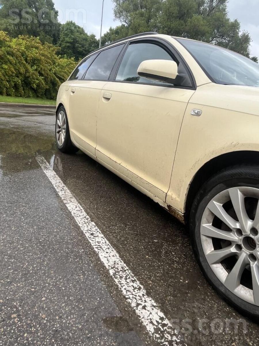 White Audi A6 2006 in Riga, with an engine capacity of 2.70 L and mileage of 461 thousand km for 2200 €, photo 5 on AUTOMOTO.COM.LV