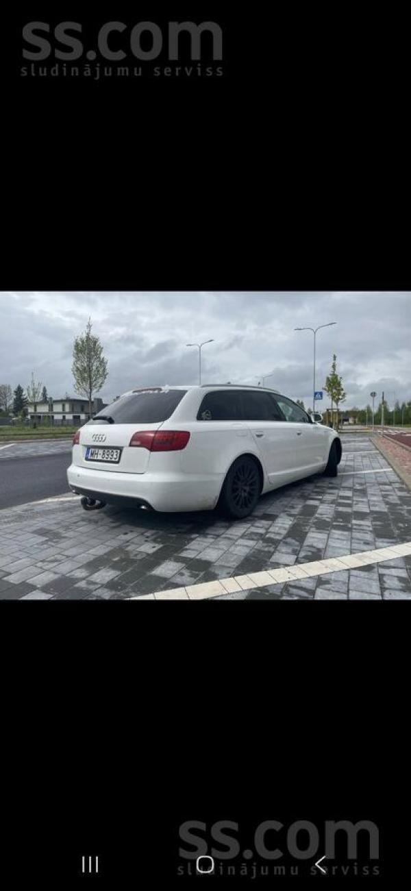Белый Ауди А6 2007 в Елгава, объемом двигателя 2.70 л и пробегом 351 тыс. км за 3500 €, фото 3 на AUTOMOTO.COM.LV