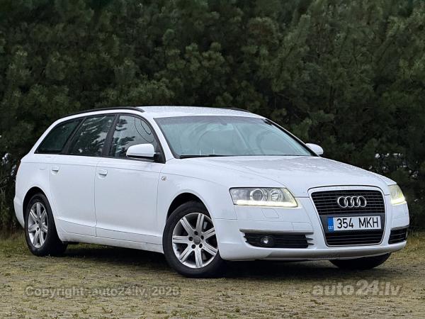 White Audi A6 2007 in Tallinn, with an engine capacity of 2.00 L and mileage of 330 thousand km for 2990 €, photo 2 on AUTOMOTO.COM.LV