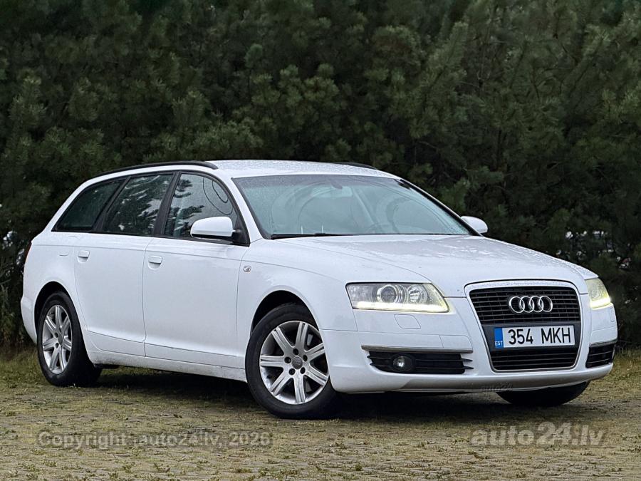 White Audi A6 2007 in Tallinn, with an engine capacity of 2.00 L and mileage of 330 thousand km for 2990 €, photo 3 on AUTOMOTO.COM.LV