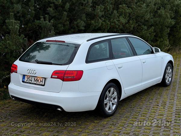 White Audi A6 2007 in Tallinn, with an engine capacity of 2.00 L and mileage of 330 thousand km for 2990 €, photo 6 on AUTOMOTO.COM.LV