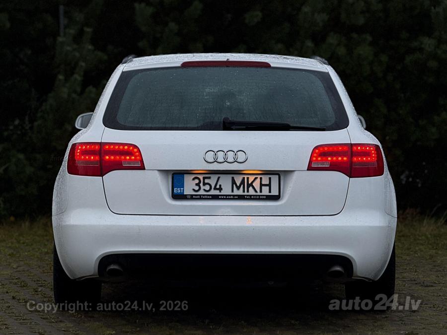 White Audi A6 2007 in Tallinn, with an engine capacity of 2.00 L and mileage of 330 thousand km for 2990 €, photo 9 on AUTOMOTO.COM.LV