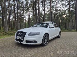 Balts Audi A6 2007 Rīga, ar dzinēja tilpumu 3.00 L un nobraukumu 370 tūkst. km par 5900 €, foto  vietnē AUTOMOTO.COM.LV