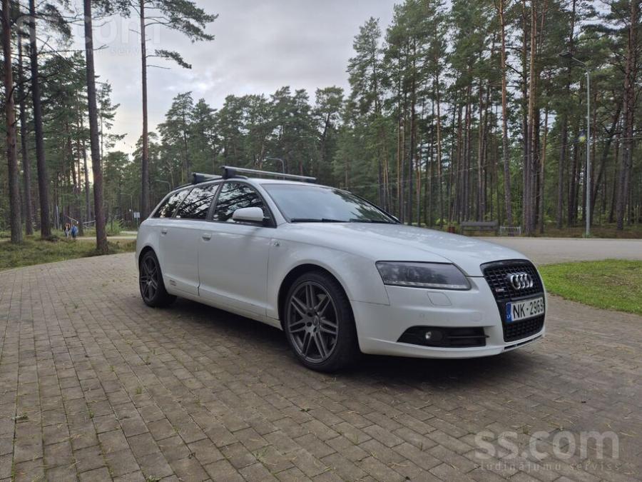 White Audi A6 2007 in Riga, with an engine capacity of 3.00 L and mileage of 370 thousand km for 5900 €, photo 4 on AUTOMOTO.COM.LV