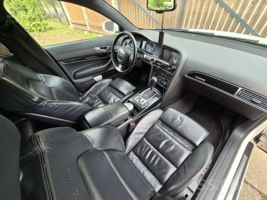 White Audi A6 2007 in Riga, with an engine capacity of 3.00 L and mileage of 370 thousand km for 5900 €, photo 11 on AUTOMOTO.COM.LV