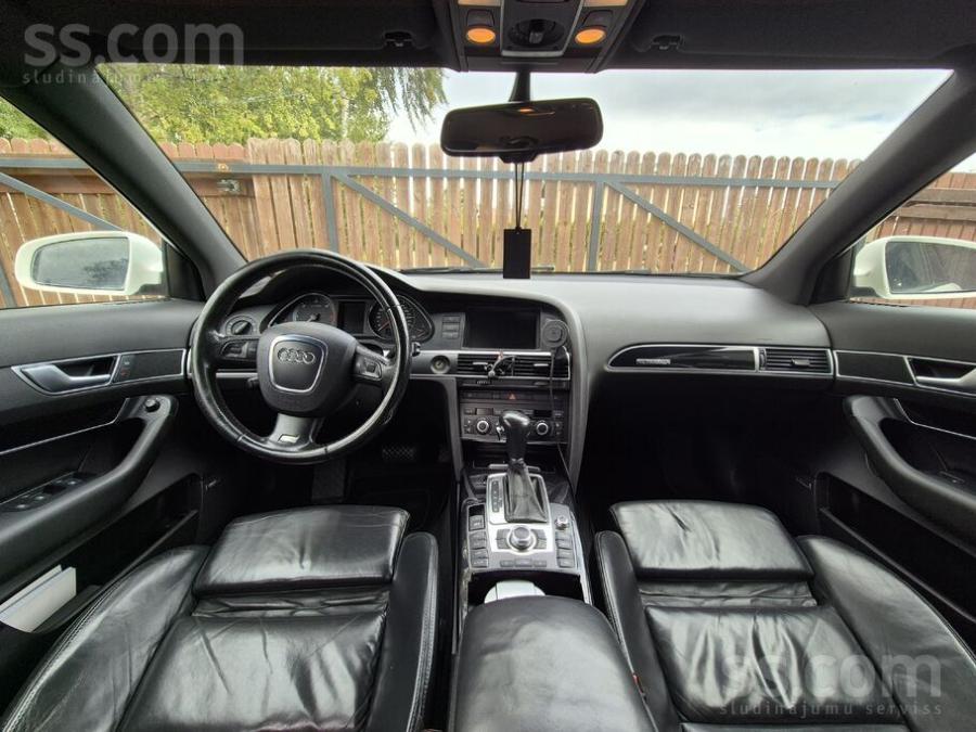 White Audi A6 2007 in Riga, with an engine capacity of 3.00 L and mileage of 370 thousand km for 5900 €, photo 13 on AUTOMOTO.COM.LV
