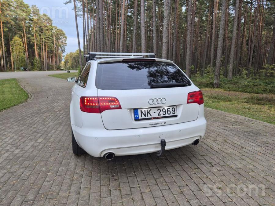Balts Audi A6 2007 Rīga, ar dzinēja tilpumu 3.00 L un nobraukumu 370 tūkst. km par 4800 €, foto 4 vietnē AUTOMOTO.COM.LV