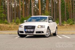 White Audi A6 2008 in Riga, with an engine capacity of 2.00 L and mileage of 329 thousand km for 2650 €, photo 1 on AUTOMOTO.COM.LV