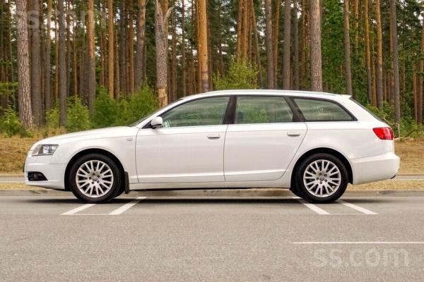 White Audi A6 2008 in Riga, with an engine capacity of 2.00 L and mileage of 329 thousand km for 3990 €, photo 4 on AUTOMOTO.COM.LV