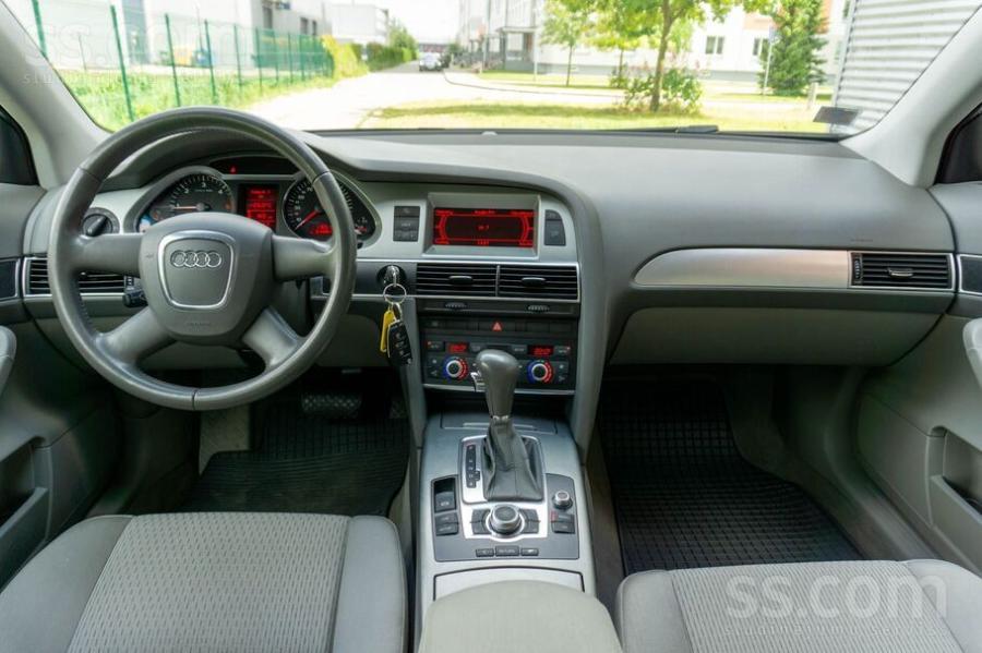 White Audi A6 2008 in Riga, with an engine capacity of 2.00 L and mileage of 329 thousand km for 2650 €, photo 11 on AUTOMOTO.COM.LV