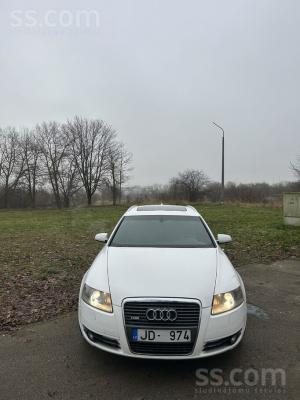Balts Audi A6 2008 Rīga, ar dzinēja tilpumu 2.70 L un nobraukumu 341 tūkst. km par 5500 €, foto  vietnē AUTOMOTO.COM.LV