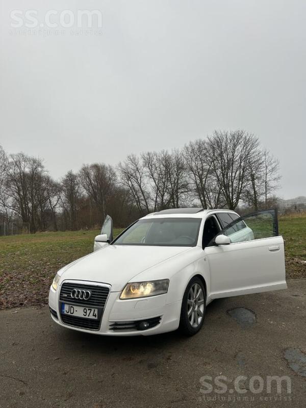 Balts Audi A6 2008 Rīga, ar dzinēja tilpumu 2.70 L un nobraukumu 341 tūkst. km par 5500 €, foto 4 vietnē AUTOMOTO.COM.LV