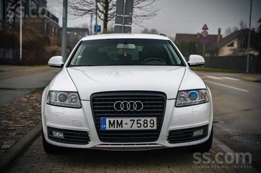 White Audi A6 2008 in Riga, with an engine capacity of 2.70 L and mileage of 0 thousand km for 3990 €, photo 2 on AUTOMOTO.COM.LV