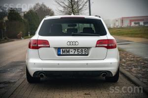 White Audi A6 2008 in Riga, with an engine capacity of 2.70 L and mileage of 0 thousand km for 3990 €, photo 5 on AUTOMOTO.COM.LV