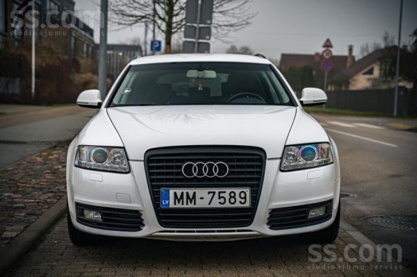 White Audi A6 2008 in Riga, with an engine capacity of 2.70 L and mileage of 0 thousand km for 3990 €, photo 2 on AUTOMOTO.COM.LV