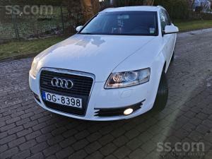 White Audi A6 2008 in Rezekne, with an engine capacity of 3.00 L and mileage of 403 thousand km for 4490 €, photo  on AUTOMOTO.COM.LV