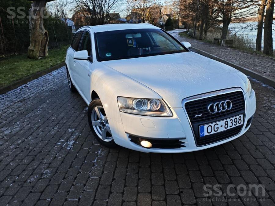 White Audi A6 2008 in Rezekne, with an engine capacity of 3.00 L and mileage of 403 thousand km for 4490 €, photo 3 on AUTOMOTO.COM.LV