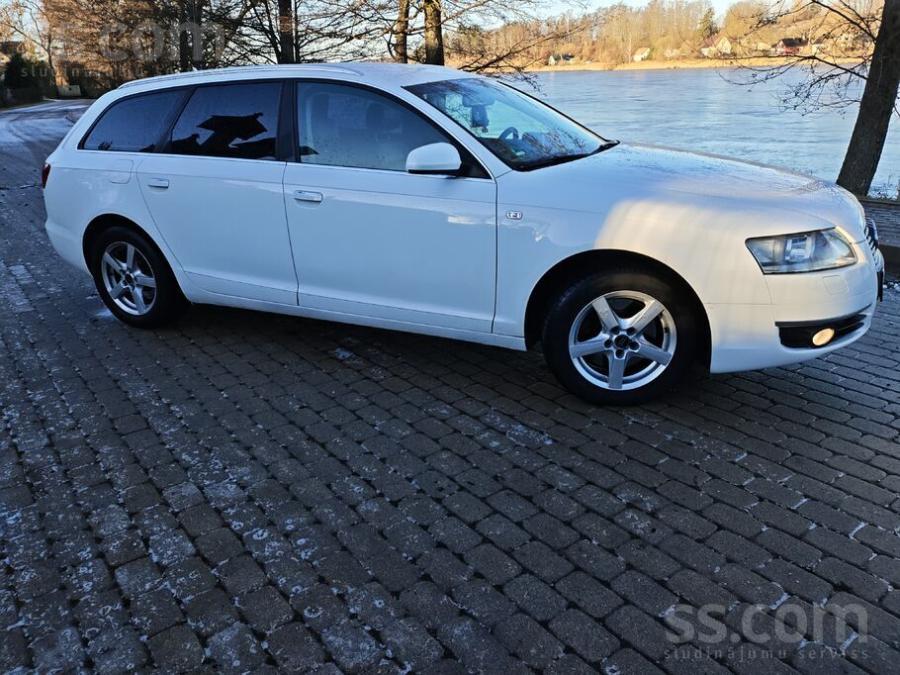 White Audi A6 2008 in Rezekne, with an engine capacity of 3.00 L and mileage of 403 thousand km for 4490 €, photo 6 on AUTOMOTO.COM.LV