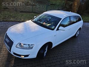 White Audi A6 2008 in Rezekne, with an engine capacity of 3.00 L and mileage of 403 thousand km for 4490 €, photo 12 on AUTOMOTO.COM.LV