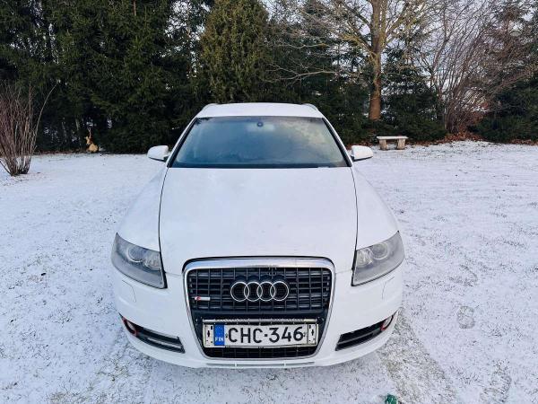 White Audi A6 2008 in Raseiniai, with an engine capacity of 1.97 L and mileage of 239 thousand km for 2300 €, photo 3 on AUTOMOTO.COM.LV