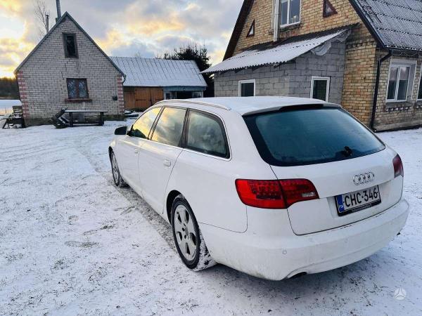 White Audi A6 2008 in Raseiniai, with an engine capacity of 1.97 L and mileage of 239 thousand km for 2300 €, photo 6 on AUTOMOTO.COM.LV