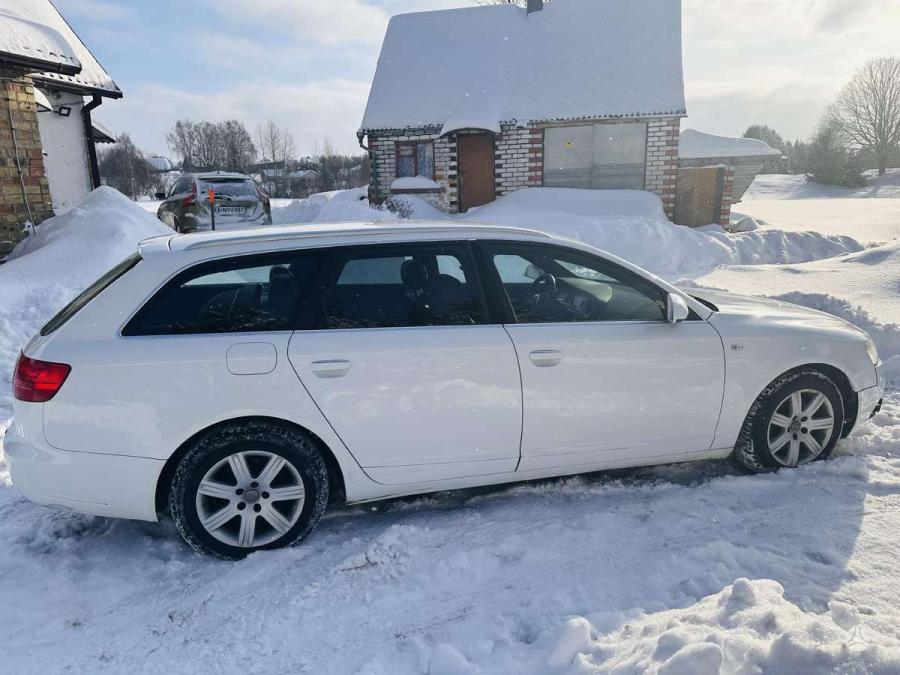 White Audi A6 2008 in Kelme, with an engine capacity of 2.00 L and mileage of 277 thousand km for 2600 €, photo 5 on AUTOMOTO.COM.LV