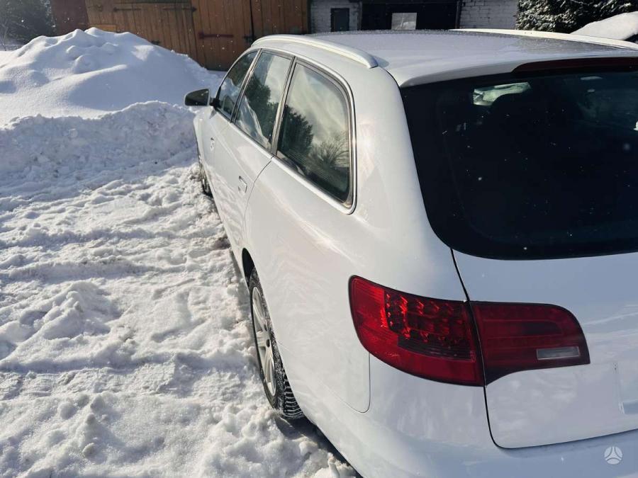 White Audi A6 2008 in Kelme, with an engine capacity of 2.00 L and mileage of 277 thousand km for 2600 €, photo 8 on AUTOMOTO.COM.LV