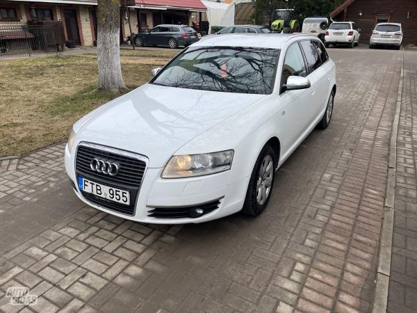 White Audi A6 2008 in Siauliai, with an engine capacity of 2.00 L and mileage of 418 thousand km for 2500 €, photo 1 on AUTOMOTO.COM.LV