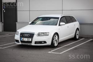 White Audi A6 2008 in Riga, with an engine capacity of 3.00 L and mileage of 0 thousand km for 5990 €, photo  on AUTOMOTO.COM.LV