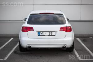 White Audi A6 2008 in Riga, with an engine capacity of 3.00 L and mileage of 0 thousand km for 5990 €, photo 7 on AUTOMOTO.COM.LV