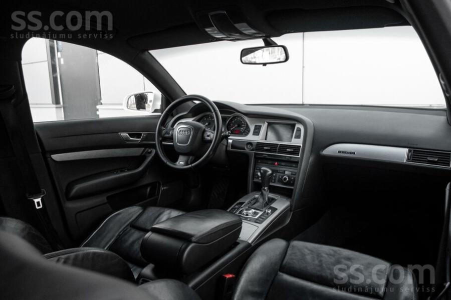White Audi A6 2008 in Riga, with an engine capacity of 3.00 L and mileage of 0 thousand km for 5990 €, photo 15 on AUTOMOTO.COM.LV