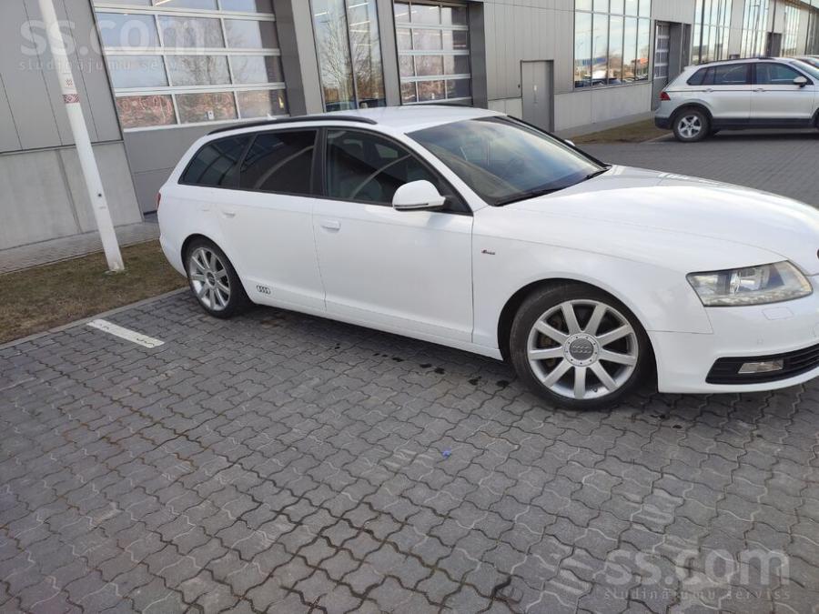 White Audi A6 2008 in Riga, with an engine capacity of 2.70 L and mileage of 344 thousand km for 6250 €, photo 3 on AUTOMOTO.COM.LV