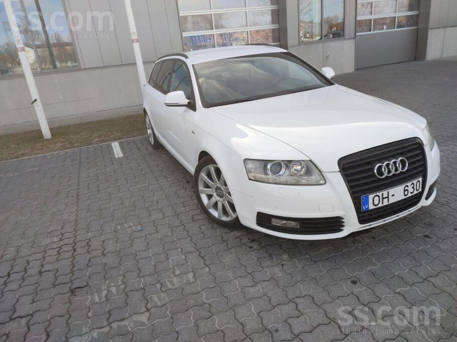 White Audi A6 2008 in Riga, with an engine capacity of 2.70 L and mileage of 344 thousand km for 6250 €, photo 4 on AUTOMOTO.COM.LV