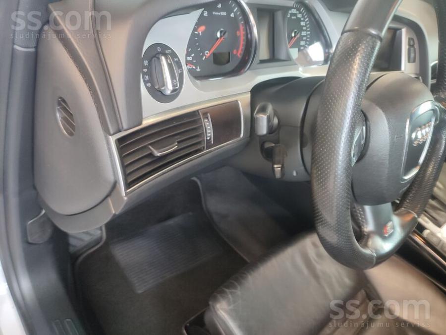 White Audi A6 2008 in Riga, with an engine capacity of 2.70 L and mileage of 344 thousand km for 6250 €, photo 9 on AUTOMOTO.COM.LV