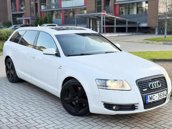 Белый Ауди А6 2008 в Рига, объемом двигателя 3.00 л и пробегом 270 тыс. км за 4290 €, фото 1 на AUTOMOTO.COM.LV
