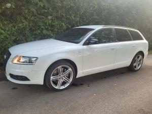 White Audi A6 2008 in Vilkaviskis, with an engine capacity of 2.97 L and mileage of 368 thousand km for 3850 €, photo  on AUTOMOTO.COM.LV