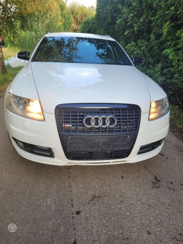 White Audi A6 2008 in Vilkaviskis, with an engine capacity of 2.97 L and mileage of 368 thousand km for 3850 €, photo 3 on AUTOMOTO.COM.LV