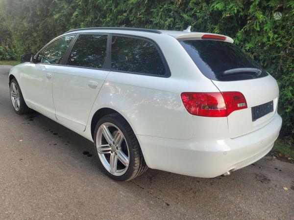 White Audi A6 2008 in Vilkaviskis, with an engine capacity of 2.97 L and mileage of 368 thousand km for 3850 €, photo 4 on AUTOMOTO.COM.LV