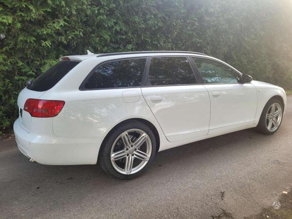 White Audi A6 2008 in Vilkaviskis, with an engine capacity of 2.97 L and mileage of 368 thousand km for 3850 €, photo 5 on AUTOMOTO.COM.LV