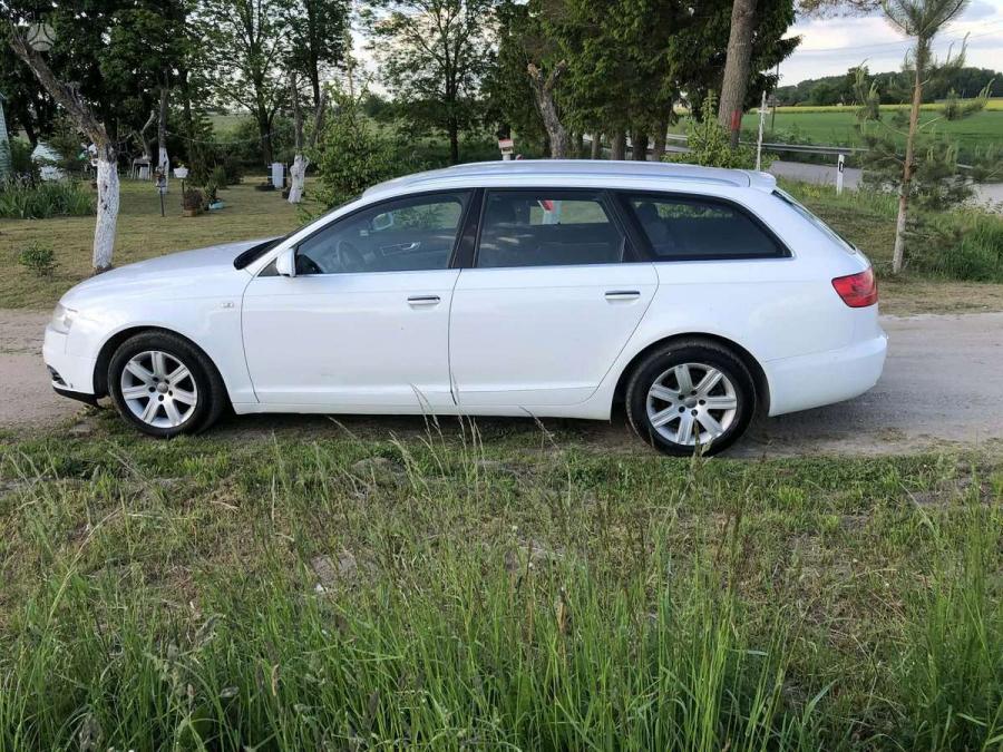 White Audi A6 2008 in Raseiniai, with an engine capacity of 2.00 L and mileage of 249 thousand km for 2500 €, photo 3 on AUTOMOTO.COM.LV