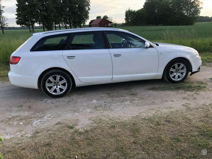 White Audi A6 2008 in Raseiniai, with an engine capacity of 2.00 L and mileage of 249 thousand km for 2500 €, photo 5 on AUTOMOTO.COM.LV