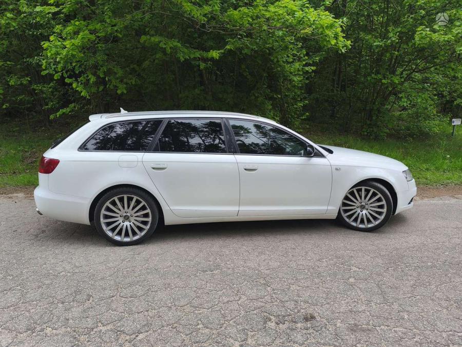 Balts Audi A6 2008 Viļņa, ar dzinēja tilpumu 2.97 L un nobraukumu 260 tūkst. km par 4999 €, foto 6 vietnē AUTOMOTO.COM.LV