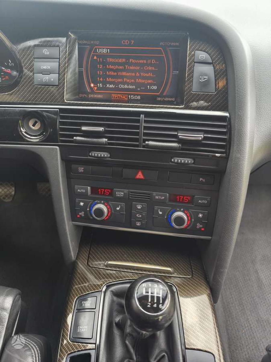 Balts Audi A6 2008 Viļņa, ar dzinēja tilpumu 2.97 L un nobraukumu 260 tūkst. km par 4999 €, foto 15 vietnē AUTOMOTO.COM.LV