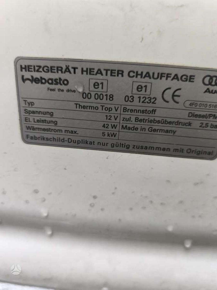 Balts Audi A6 2008 Viļņa, ar dzinēja tilpumu 2.97 L un nobraukumu 260 tūkst. km par 4999 €, foto 35 vietnē AUTOMOTO.COM.LV