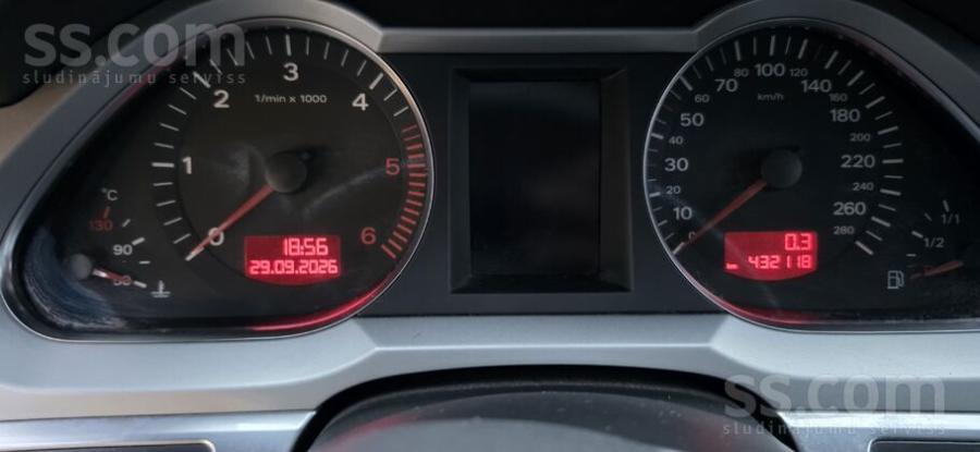 Balts Audi A6 2008 Valmiera, ar dzinēja tilpumu 3.00 L un nobraukumu 429 tūkst. km par 3500 €, foto 14 vietnē AUTOMOTO.COM.LV
