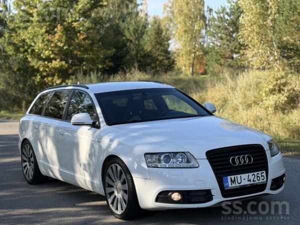 White Audi A6 2008 in Tukums, with an engine capacity of 2.70 L and mileage of 330 thousand km for 4300 €, photo 6 on AUTOMOTO.COM.LV