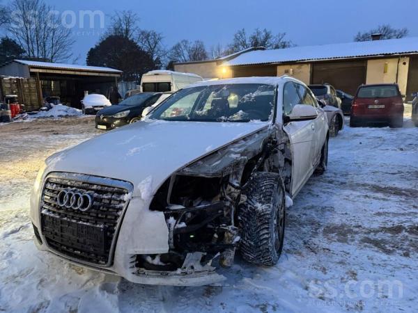 White Audi A6 2009 in Jurmala, with an engine capacity of 3.00 L and mileage of 312 thousand km for 2500 €, photo 2 on AUTOMOTO.COM.LV